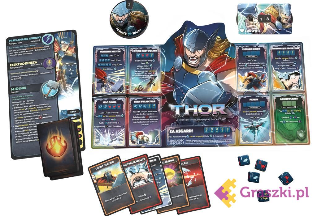 Dice Throne Marvel: Box 1 (Scarlet Witch, Thor, Loki, Spider-Man ...